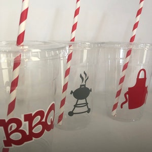 BBQ Party Cups, Baby-q Party Cups, Barbeque Party, BABY Q Shower ...