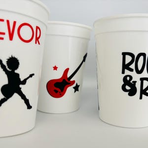 Rock Star Party Cups, Rockstar Party Cups, Rock Star Party Favors ...