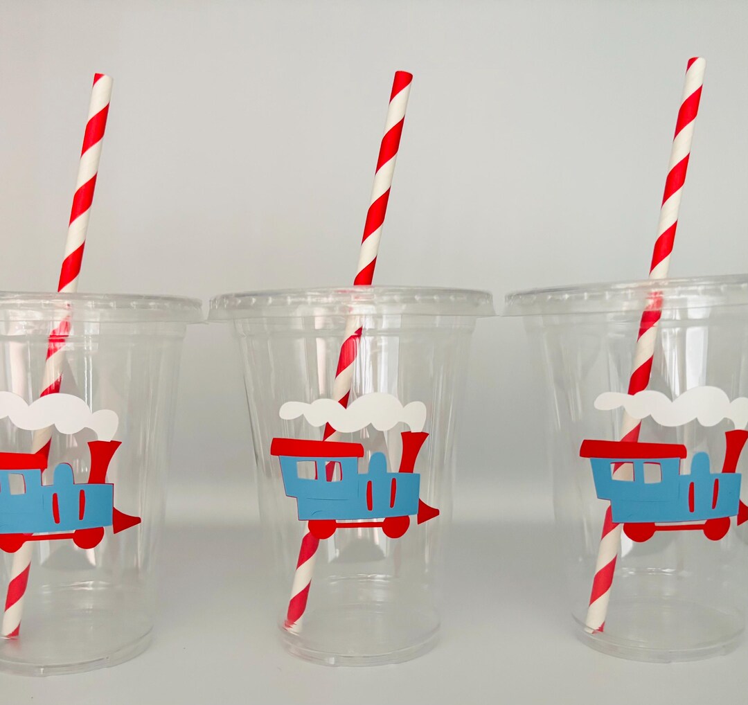 Train Party Cups, Train Birthday Party, Train Baby Shower Cups, Train ...