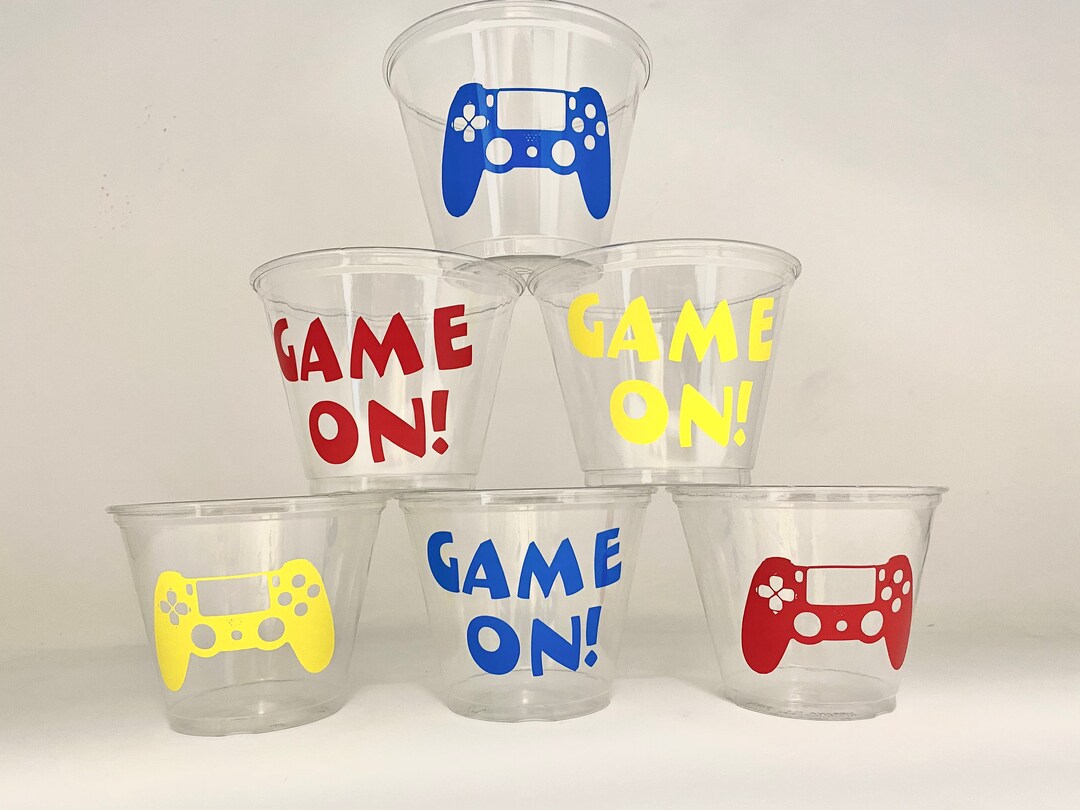 Video Game Party Cups, Gaming Party, Gamer Party Cups, Video Game ...