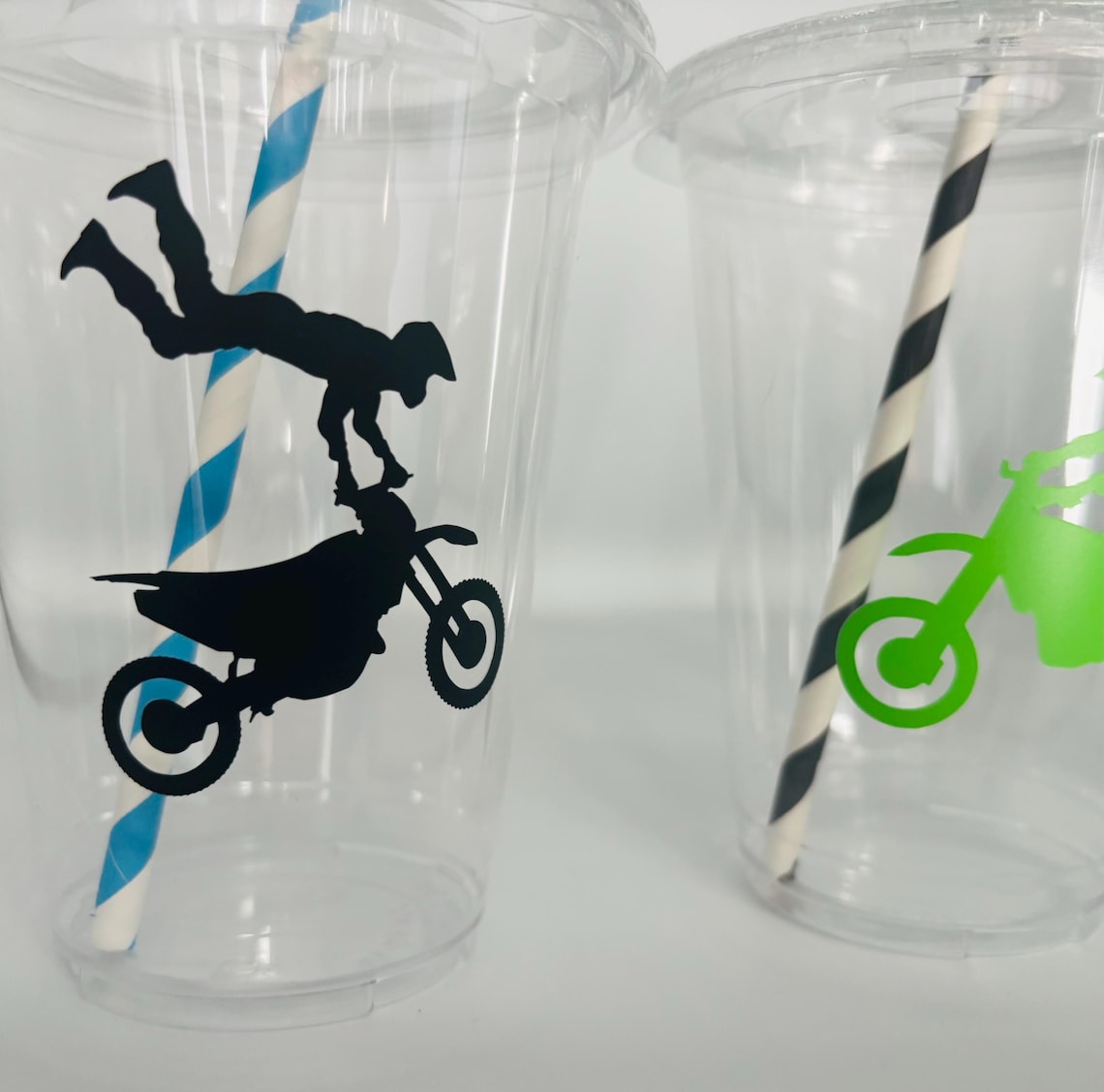 Dirt Bike Party Cups, Motorcycle Party Cups, Motorcycle Birthday Party ...