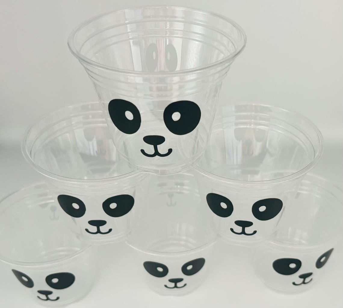 Panda Party Snack Cups, Panda Birthday Party, Panda Baby Shower Snack ...