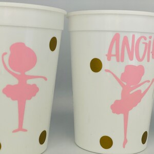 Tutu Cute, Ballerina Party Cups, Dance Party Cups, Ballet Party, Ballet ...