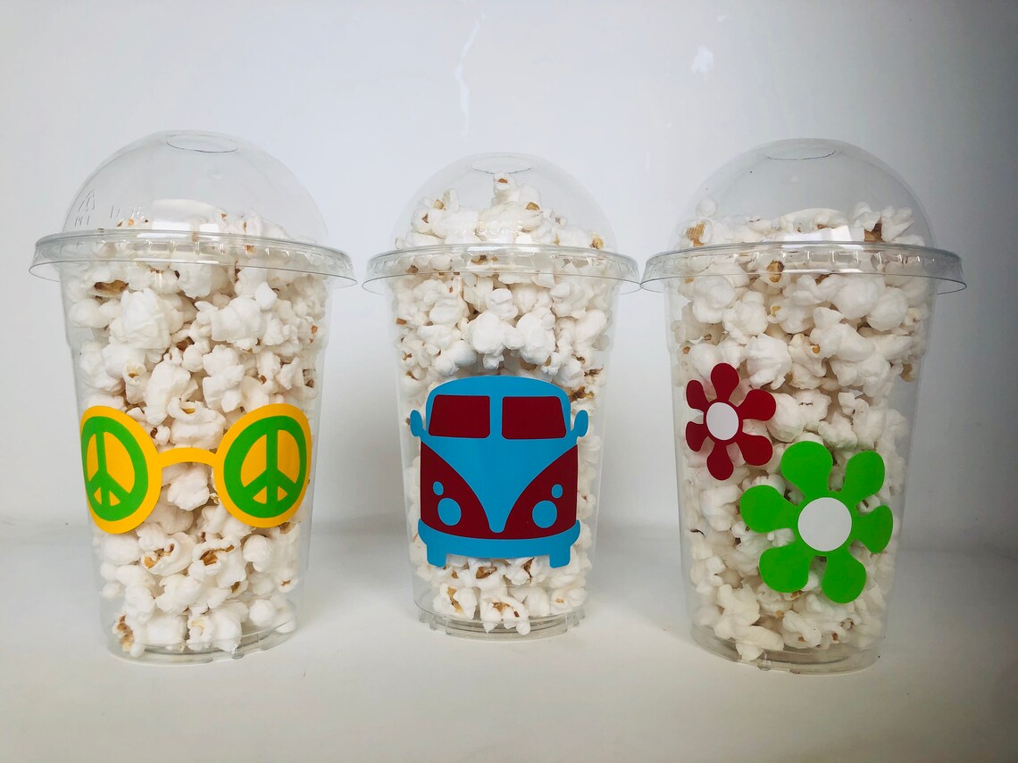 Hippie Party Cups Hippie Birthday Party Hippie Baby Shower | Etsy