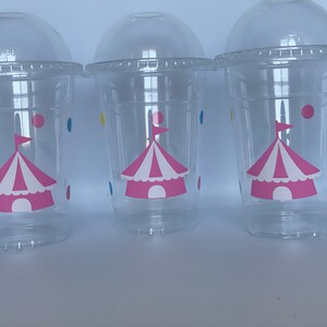 Circus Party Cups, Circus Birthday Party Cups, Carnival Party Cups ...