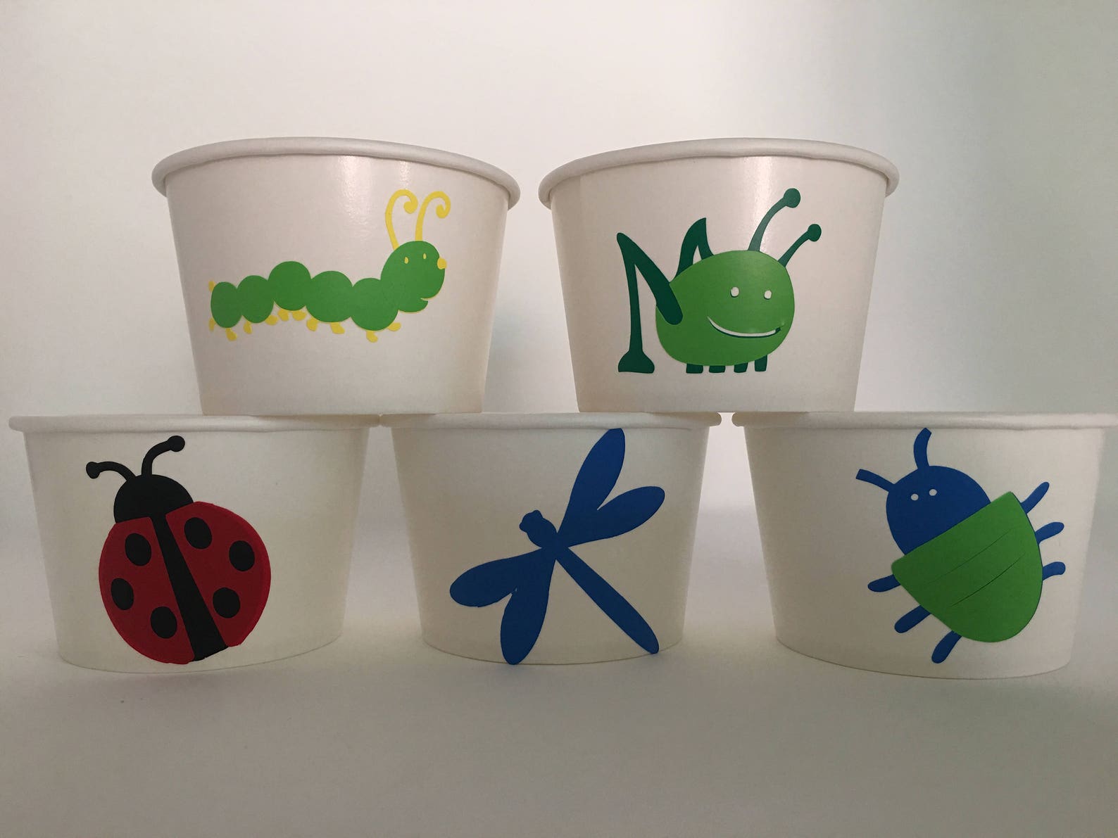 Bug Party Snack Cups Bug Birthday Party Snack Cups Insect - Etsy