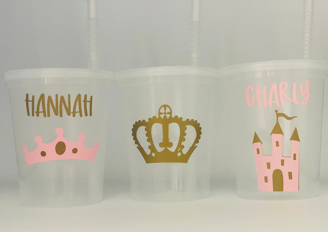 Princess Party Cups, Princess Party Favors, Princess Birthday Party ...