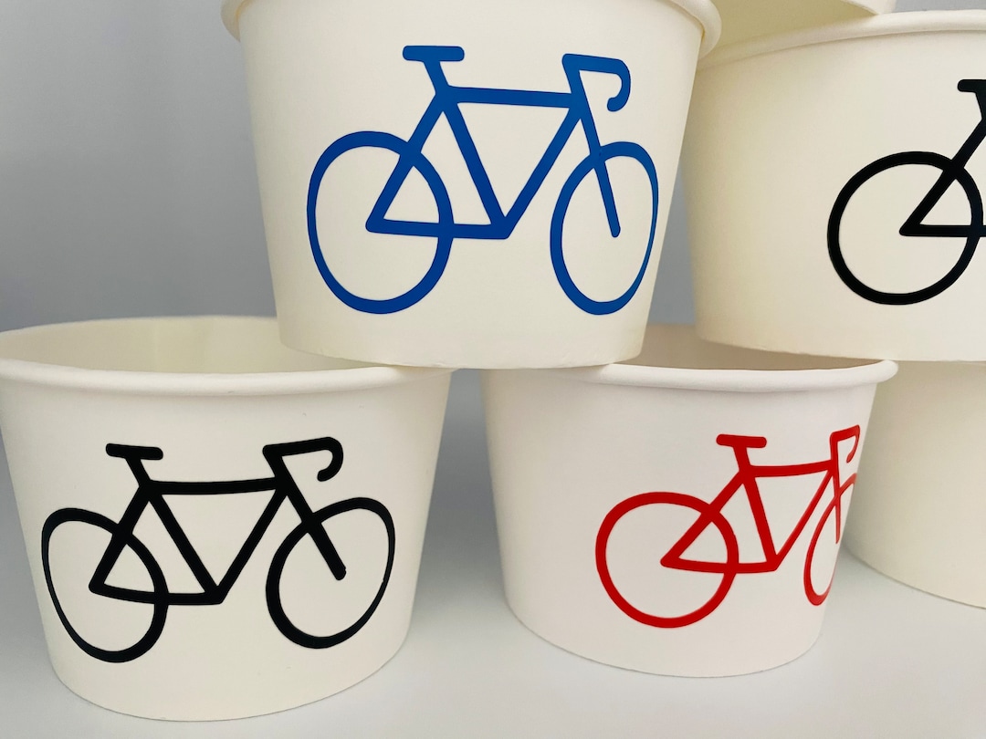 Bike Party Cups, Bicycle Party Cups, Bike Birthday Party Cups, Bike ...