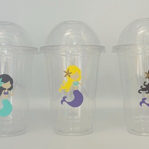 Mermaid Party Cups, Mermaid Birthday Party Cups, Mermaid Party Favor ...