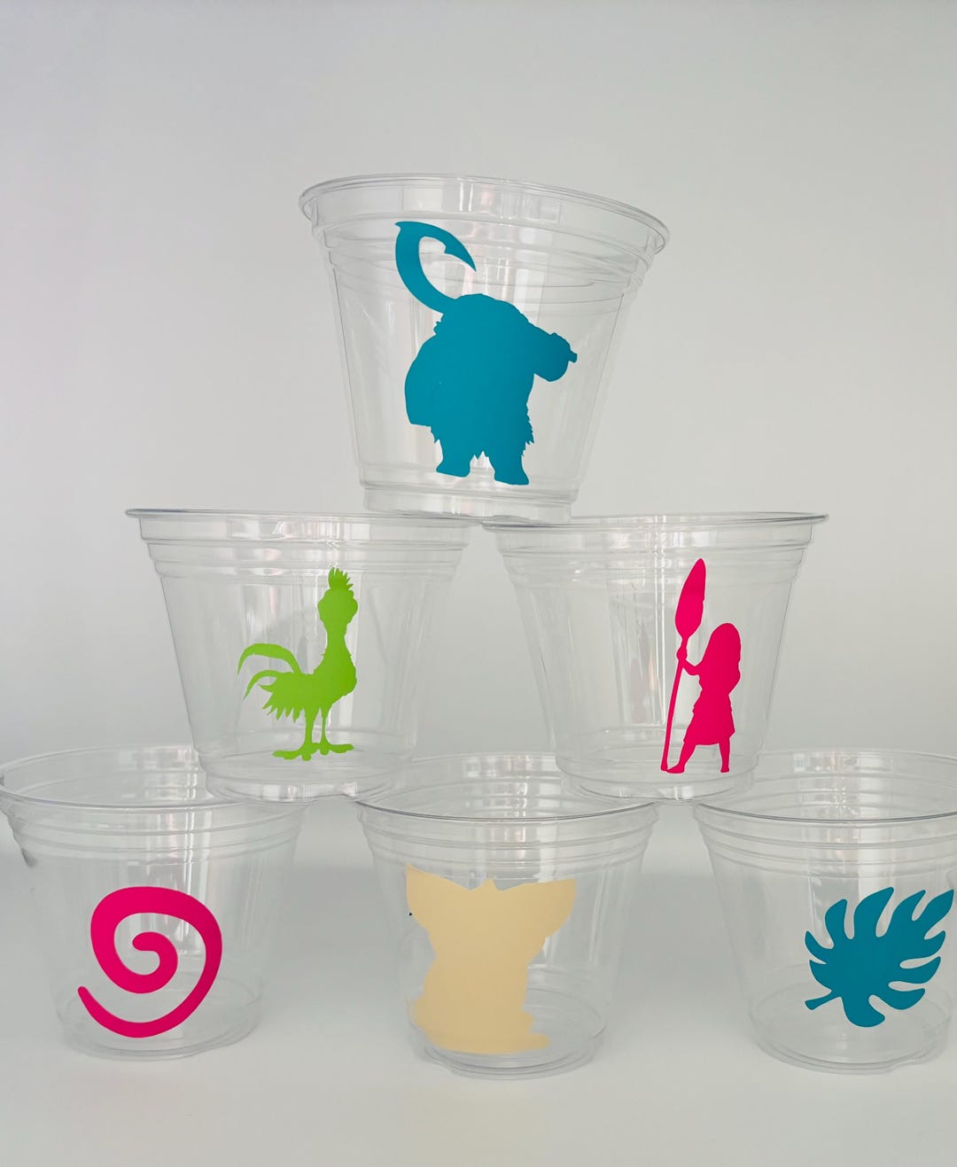 Moana Party Cups, Moana Birthday Party Cups, Maui Party Cups, Maui ...