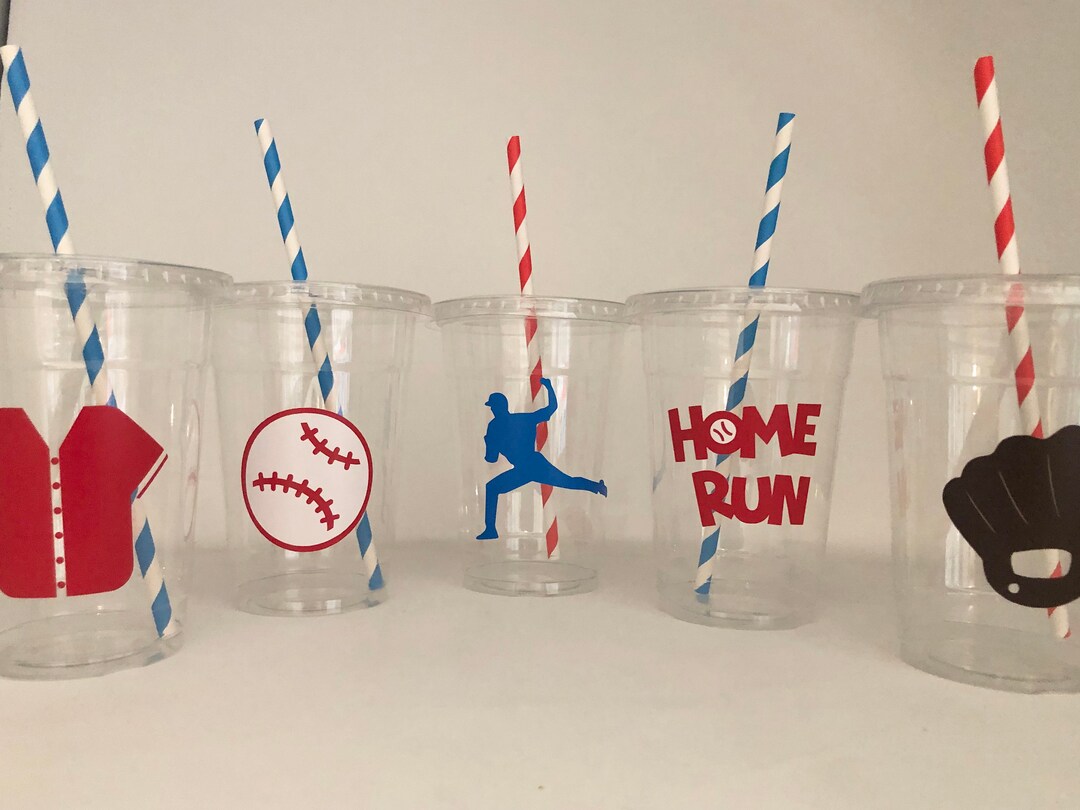 Baseball Party Cups, Sports Party Cups, Baseball Birthday Party ...