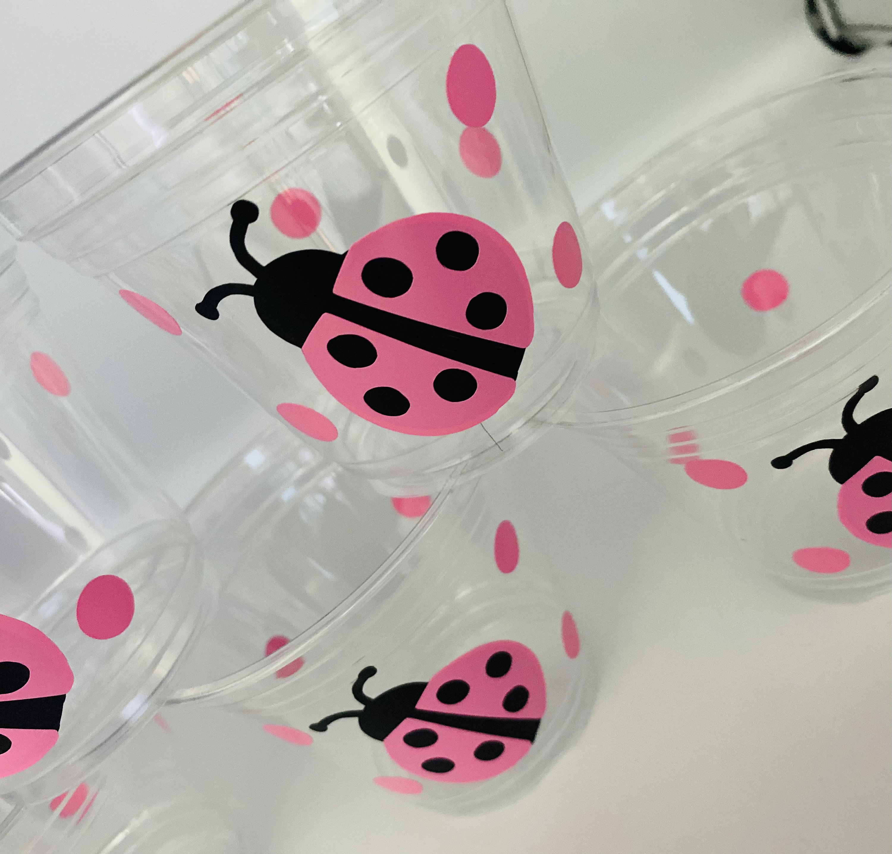 Lady Bug Party Cups, Lady Bug Birthday Party Cups, Bug Party Cups ...