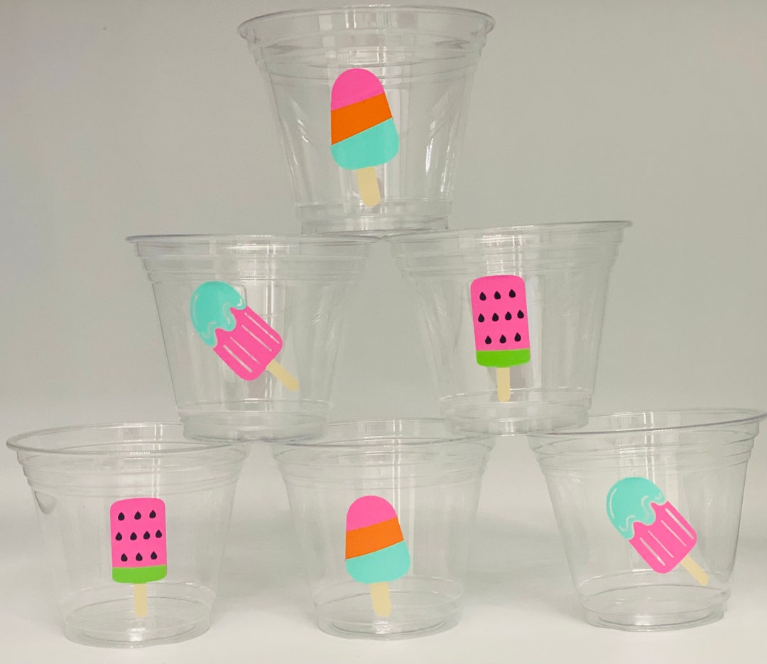Popsicle Party Snack Cups, Popsicle Birthday Party Snack Cups, Summer ...