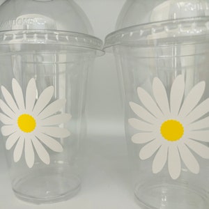Daisy Party Cups, Daisy Birthday Party Cups, Flower Party Cups, Daisy ...