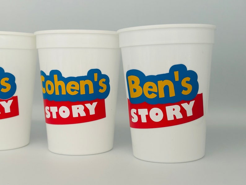 Toy Story Party Reusable Cups, Toy Story Birthday Cups, Woody Party ...