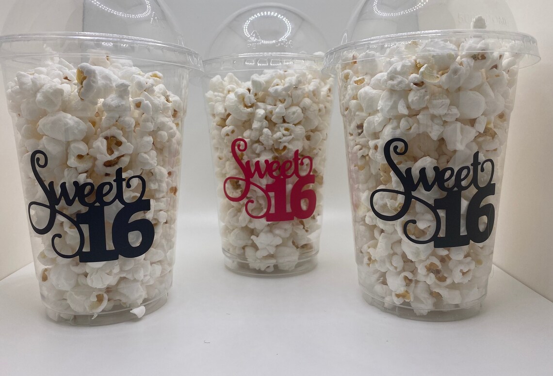 Sweet Sixteen Party Cups Sweet 16 Party Cups Sweet Sixteen | Etsy