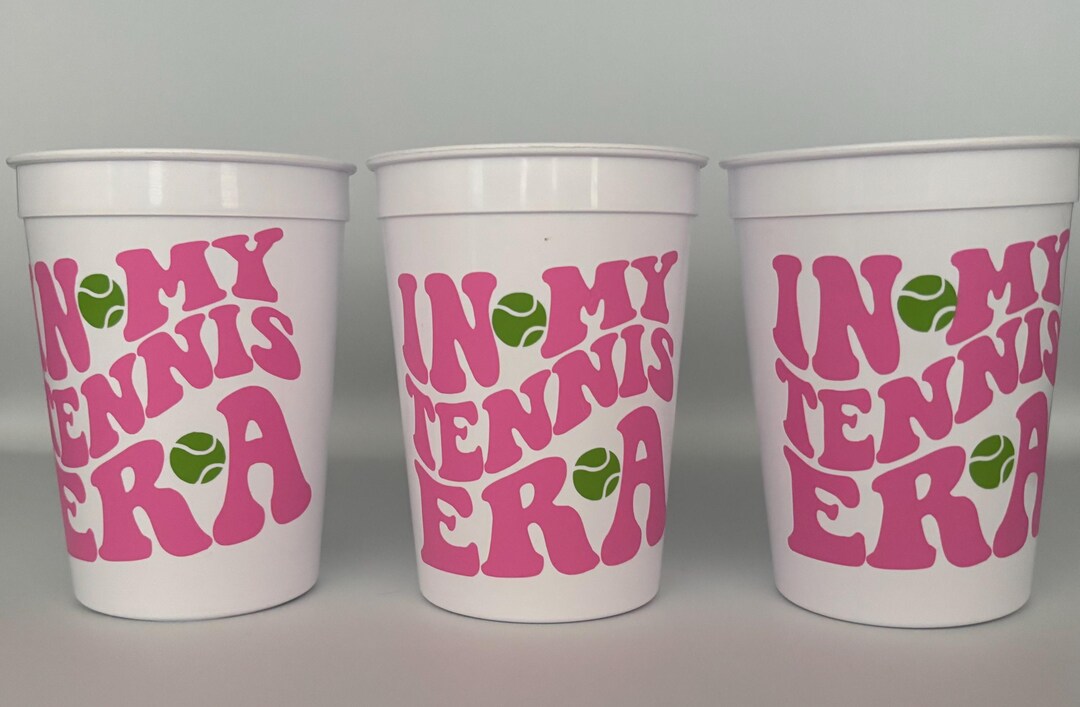 Tennis Party Cups, Tennis Birthday Party Cups, Tennis Team Party Cups ...
