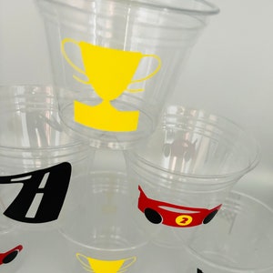 Race Car Party Cups, Race Car Birthday Party, Racing Party Supplies ...