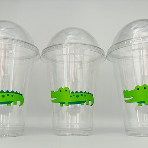 Alligator Party Cups, Alligator Birthday Party Cups, Alligator Baby ...
