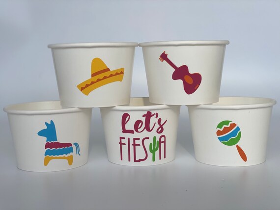 Fiesta Party Snack Cups Cinco De Mayo Party Cups Cactus - Etsy
