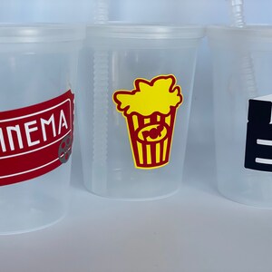 Movie Party Cups, Cinema Birthday Party Cups, Movie Party Supplies ...