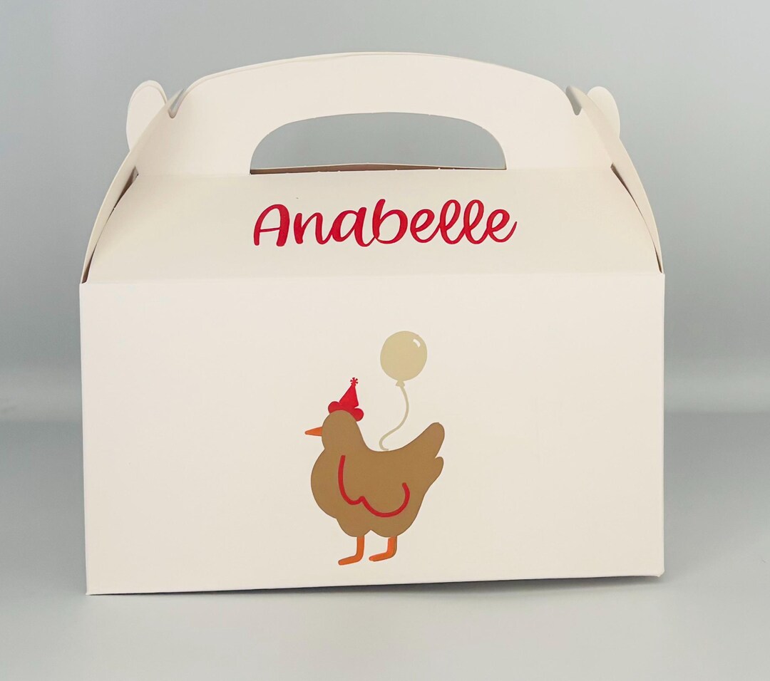 Chicken Party Supplies, Chick Party Box, Chicken Party Supplies, Farm ...