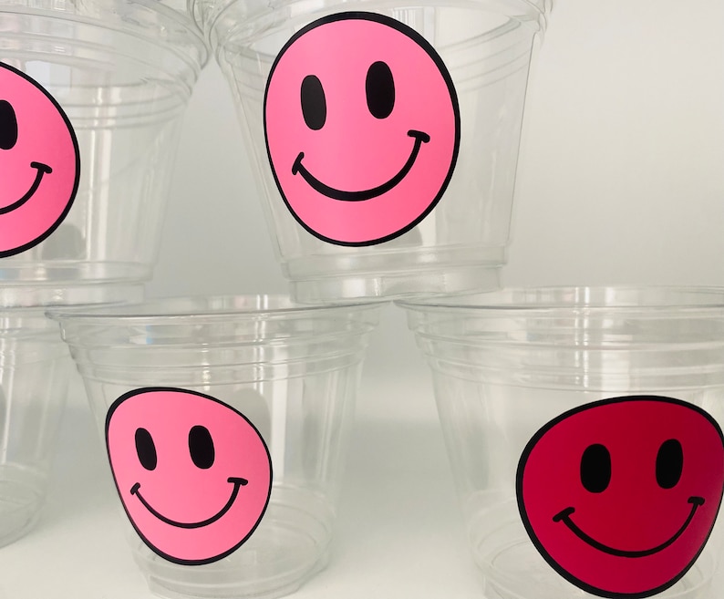 Pink Smiley Party 1st Birthday Smiley Face Party Smiley - Etsy