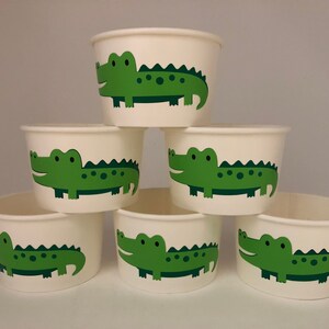 Alligator Party Cups Alligator Birthday Party Alligator Baby - Etsy