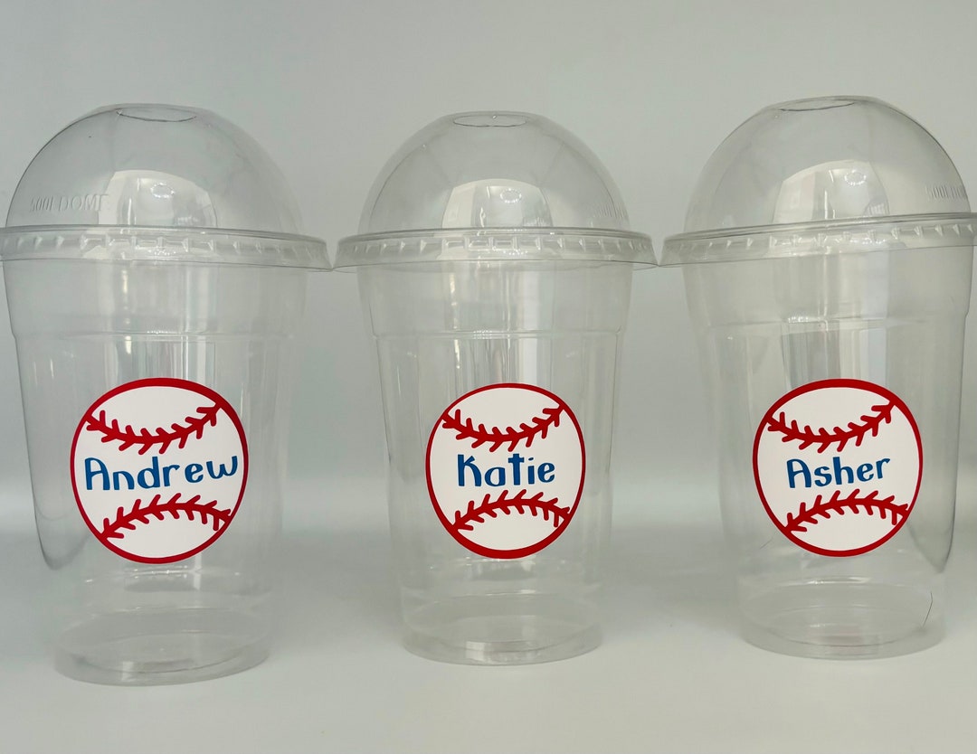 Baseball Party Cups, Sports Party Cups, Baseball Birthday Party ...