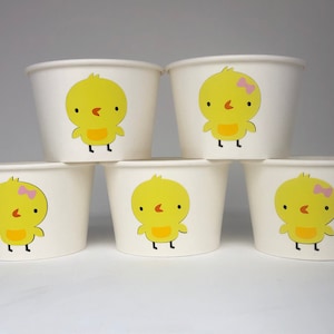 Chicken Party Cups, Chick Birthday Party Cups, Chick Party Supplies ...