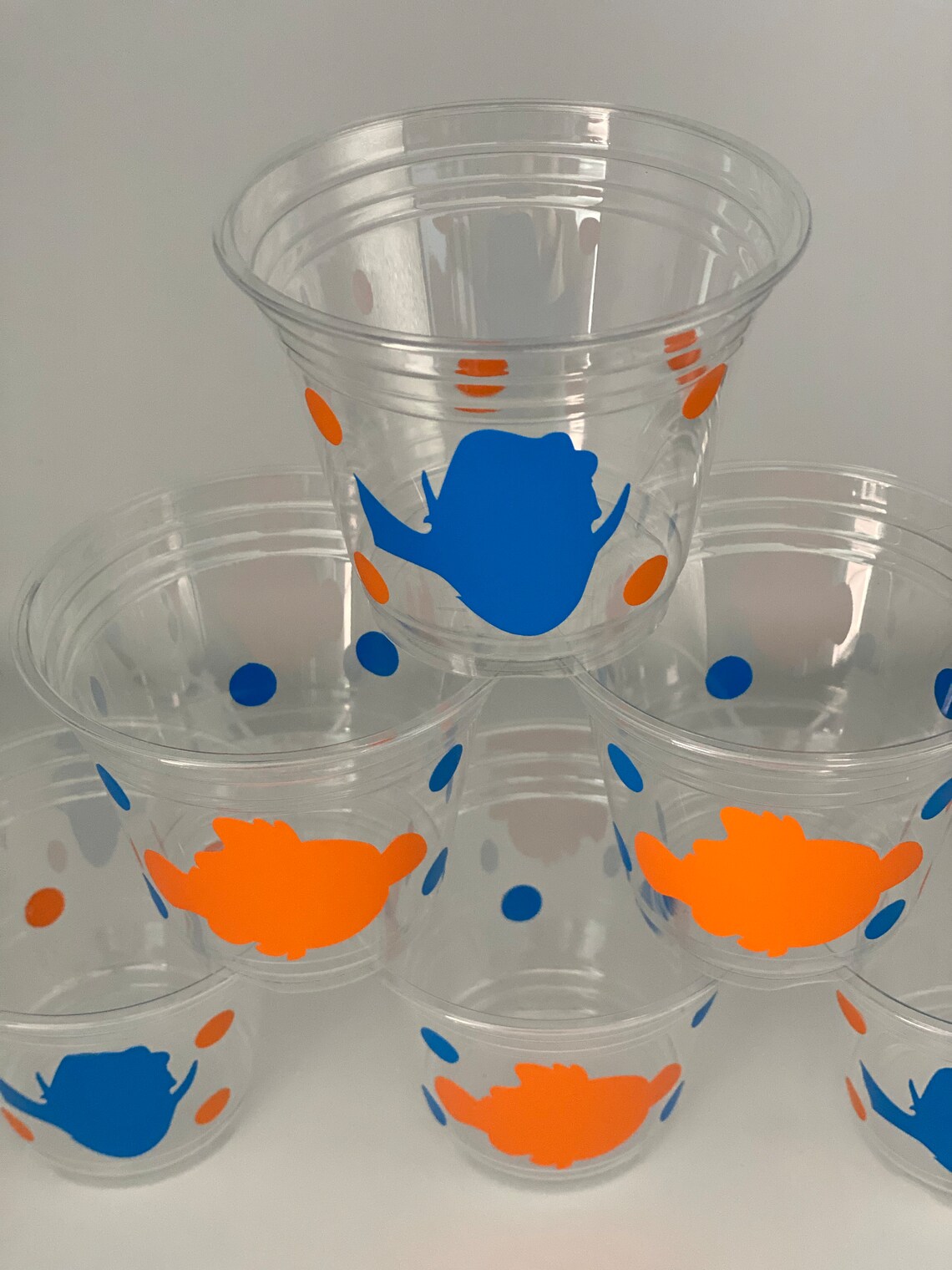 Finding Nemo Party Cups Finding Nemo Birthday Party Finding - Etsy