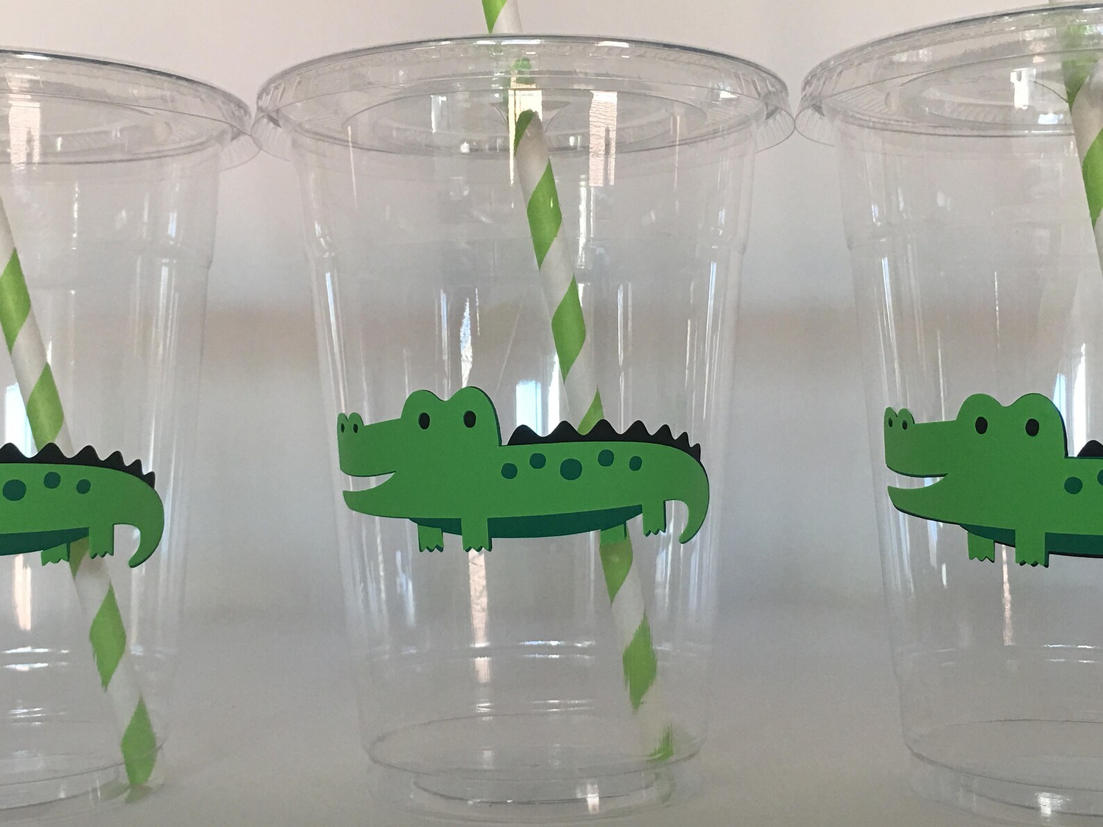 Alligator Party Cups, Alligator Birthday Party Cups, Alligator Baby ...
