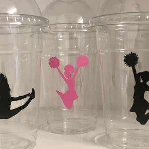Cheerleading Party Cups, Cheer Party Cups, Cheerleader Party Cups ...