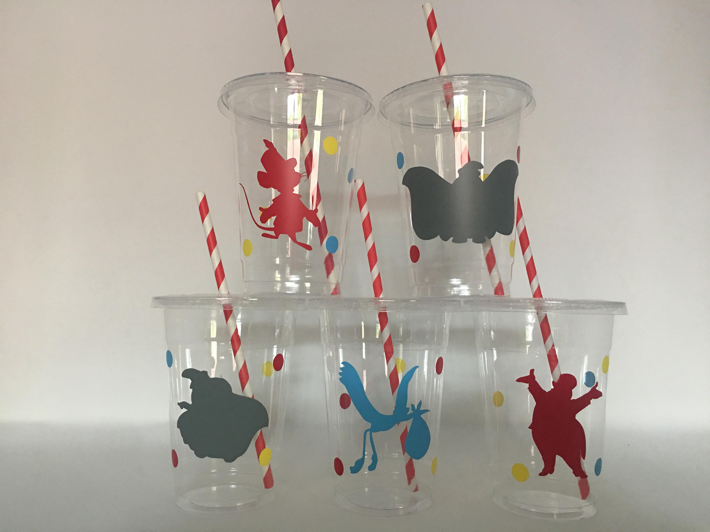 Dumbo Party Cups Dumbo Birthday Party Cups Dumbo Circus | Etsy