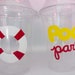 Pool Party Cups, Beach Ball Birthday Party, Beach Ball Baby Shower ...