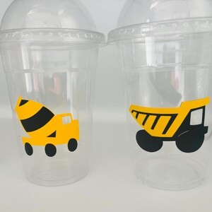 Construction Party Cups, Construction Birthday Party Cups, Construction ...