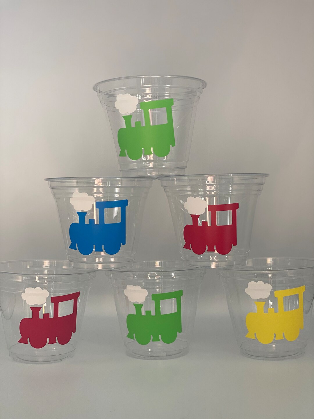 Train Party Cups Train Birthday Party Train Baby Shower - Etsy