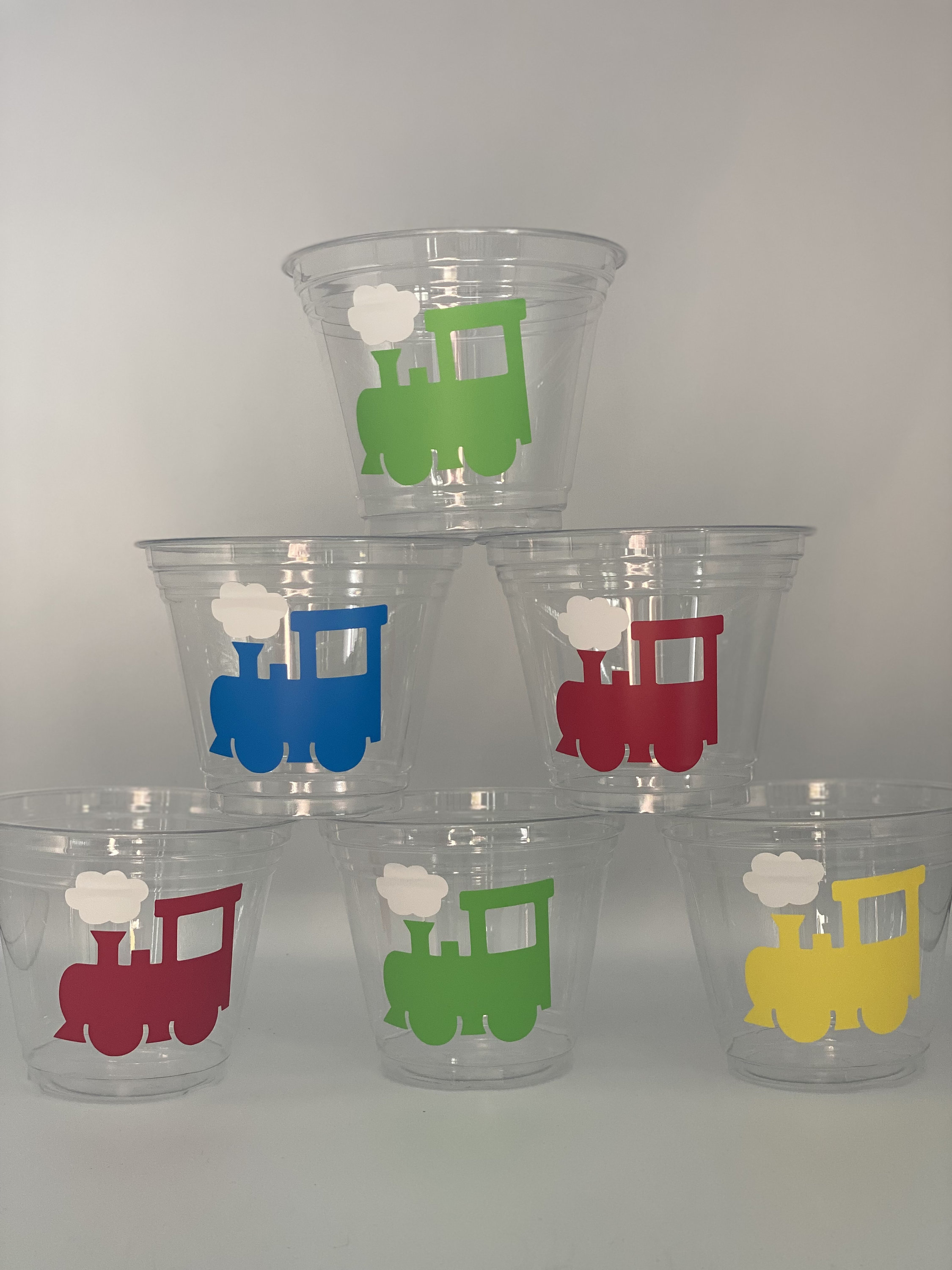 Train Party Cups Train Birthday Party Train Baby Shower - Etsy