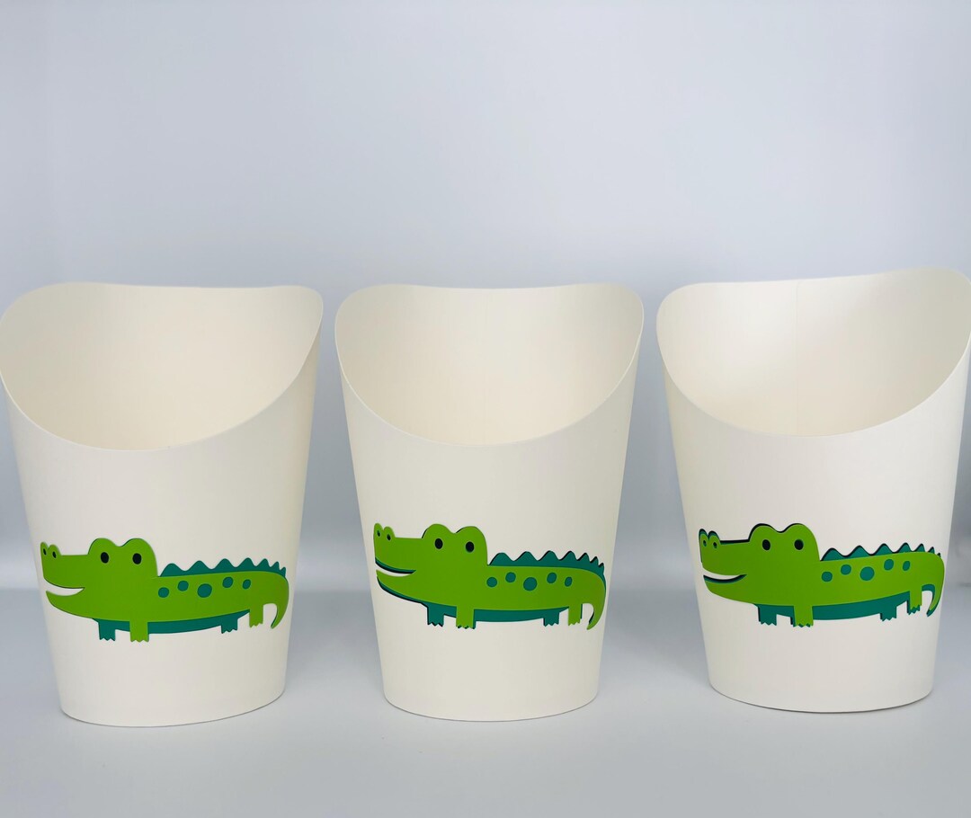 Alligator Party Cups, Alligator Birthday Party, Alligator Baby Shower ...