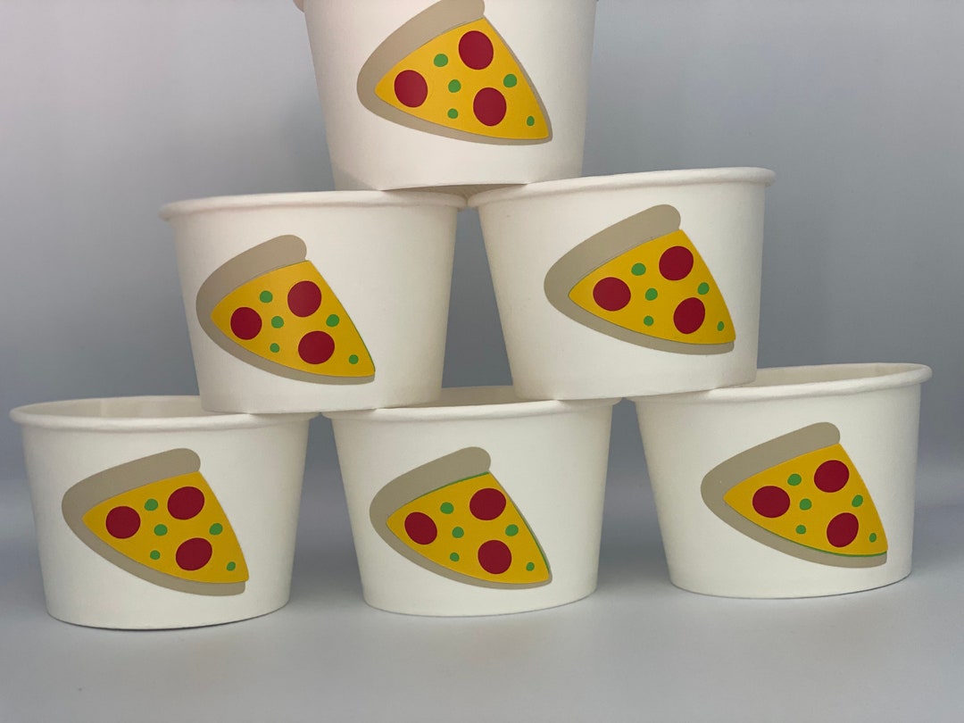 Pizza Party Snack Cups, Chef Party Snack Cups, Pizza Birthday Party ...