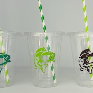 Fishing Party Cups, Fish Party, Outdoor Party Cups, Fishing Baby Shower ...