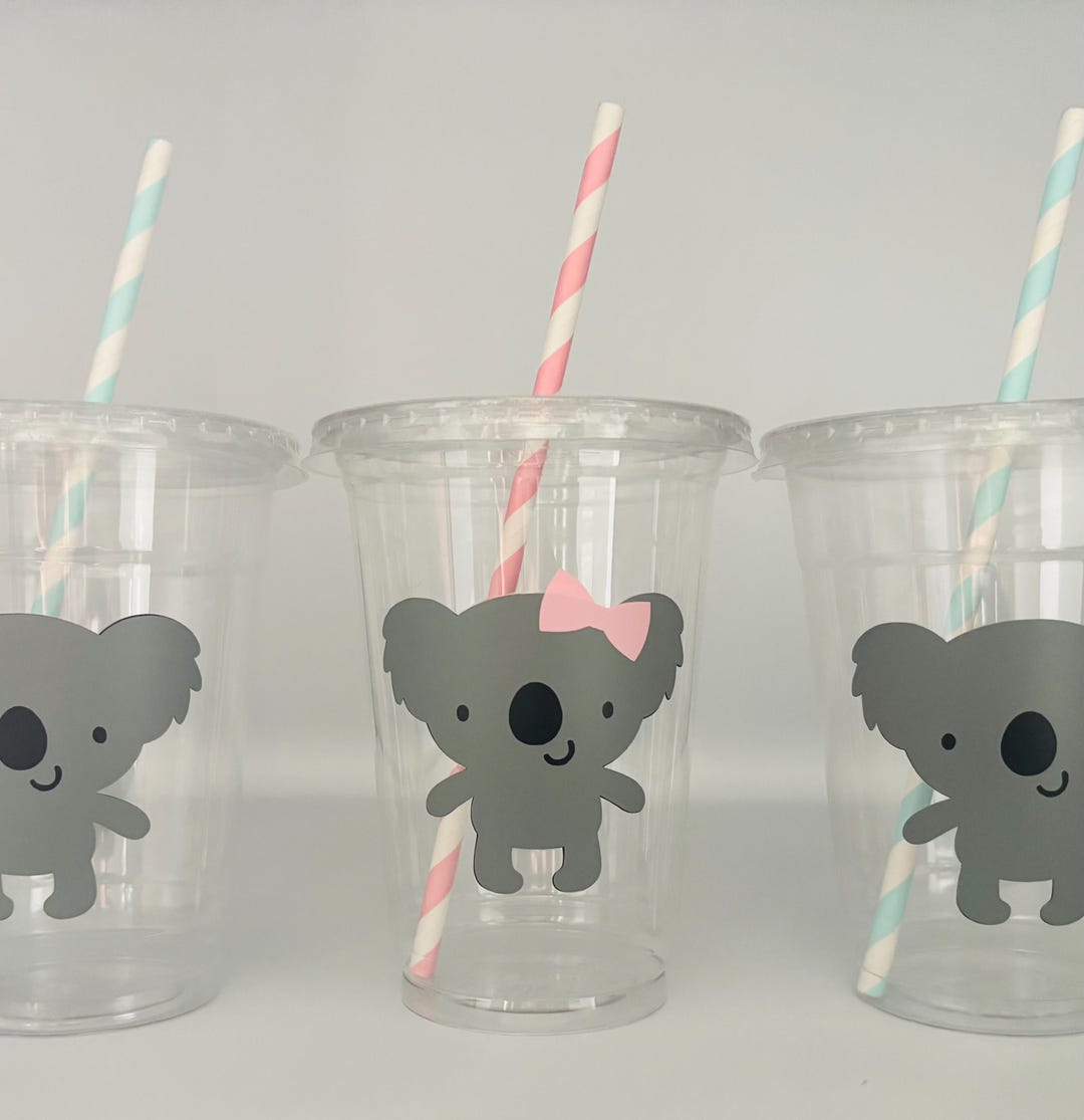Koala Party Cups, Koala Birthday Party Cups, Koala Baby Shower, Koala ...