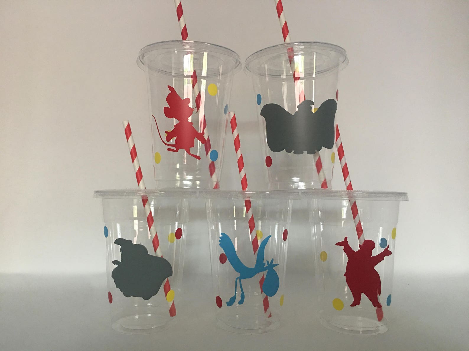 Dumbo Party Cups Dumbo Birthday Party Cups Dumbo Circus - Etsy