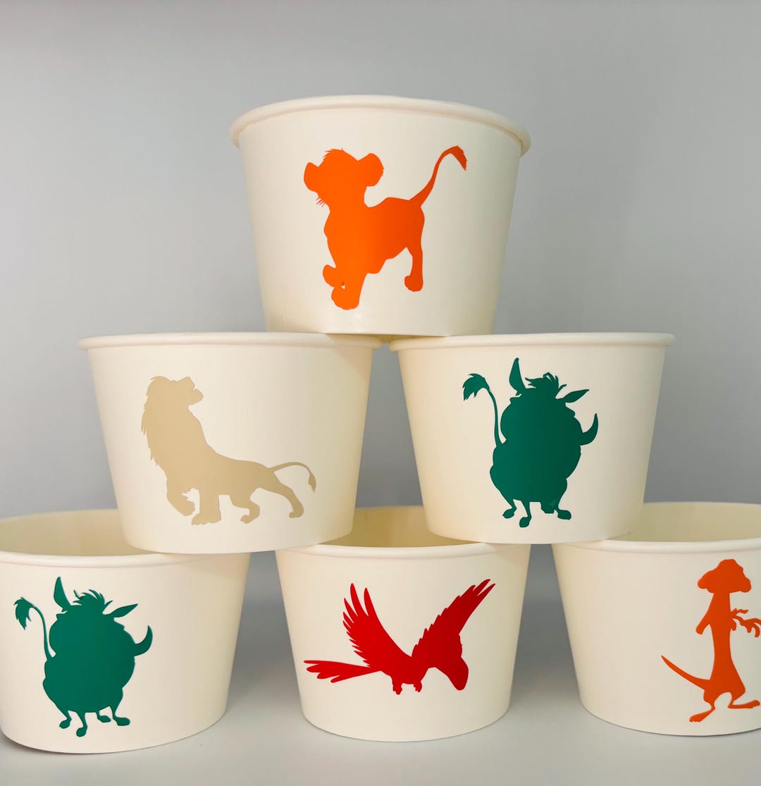 Lion King Party Cups, Lion King Birthday Party, Lion King Party Favors ...