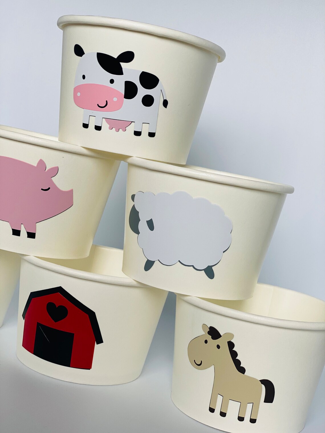 Farm Party Snack Cups, Farm Birthday Party, Farmers Party, Horse Party ...