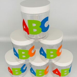Alphabet Birthday Party Favors, Alphabet Theme Birthday Party, ABC ...