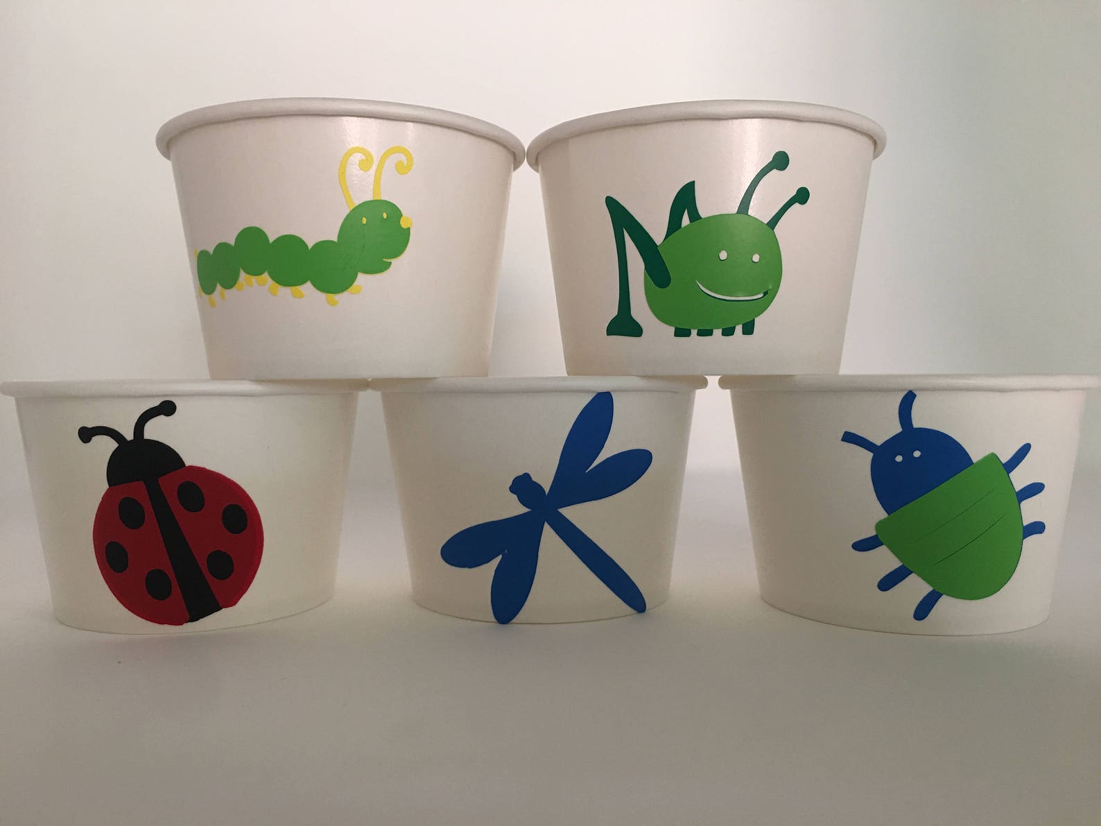 Bug Party Snack Cups Bug Birthday Party Snack Cups Insect - Etsy