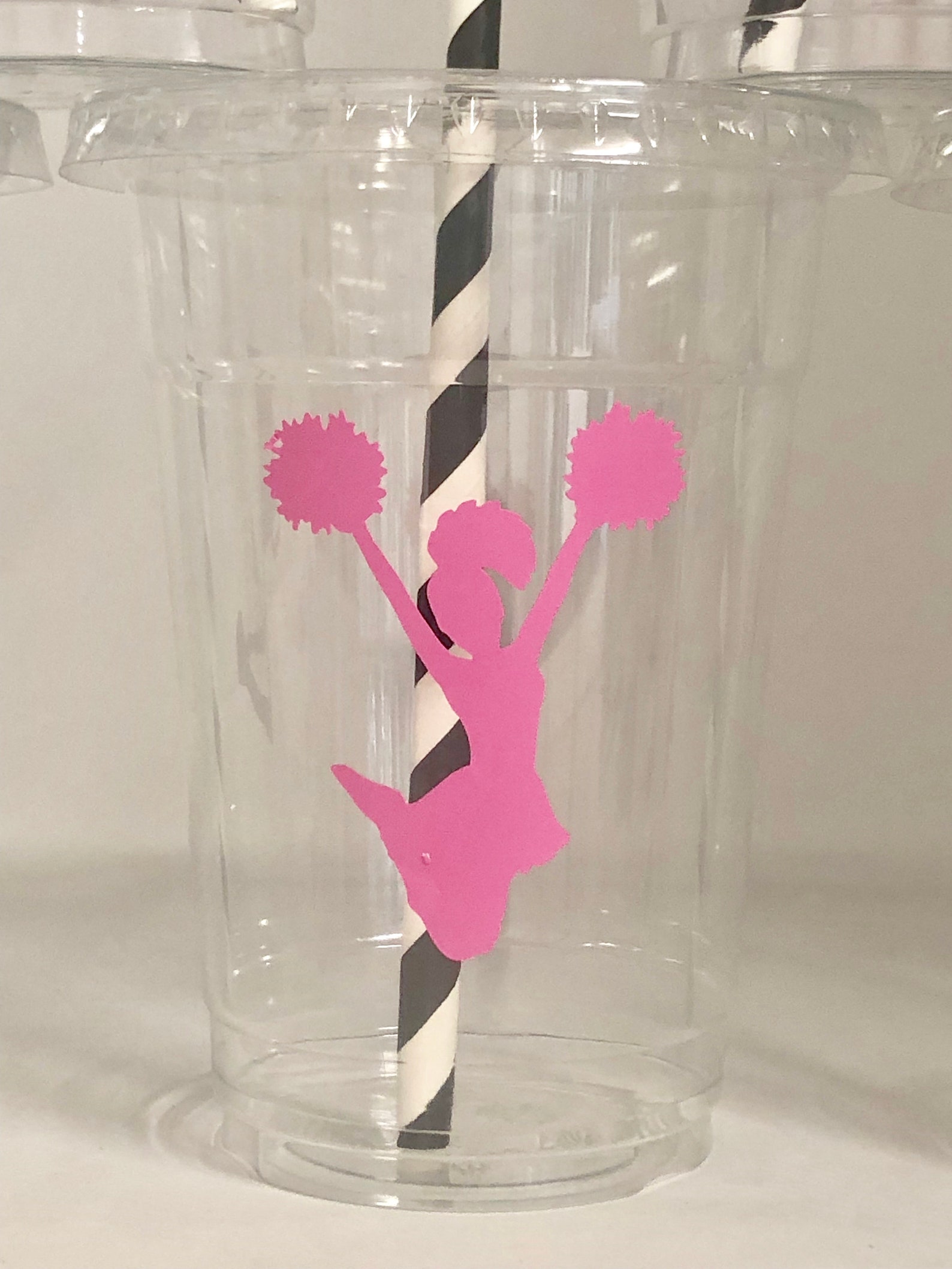 Cheerleading Party Cups Cheer Party Cups Cheerleader Party - Etsy