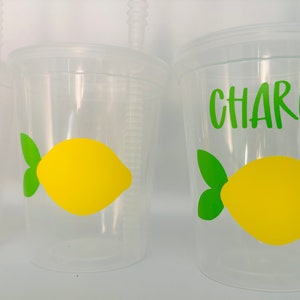 Lemon Party Cups, Citrus Cups, Lemon Birthday Party, Lemon Baby Shower ...