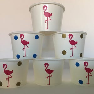 Flamingo Party Cups, Flamingo Birthday Party Cups, Flamingo Baby Shower ...